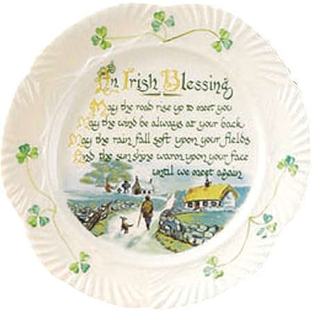 Amazon.com: Belleek Marriage Blessing Plate, 9", White : Home & Kitchen