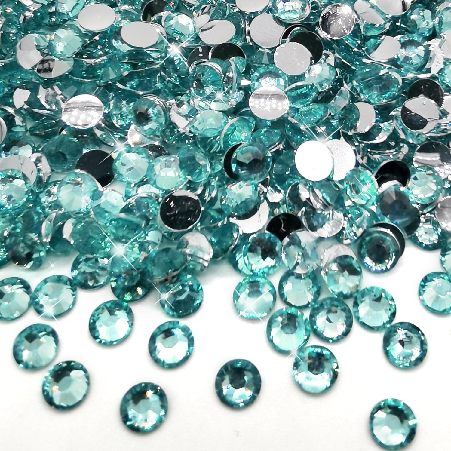 Amazon.com: 25000Pcs Blue AB Rhinestones, SS16/4mm Blue Rhinestones ...