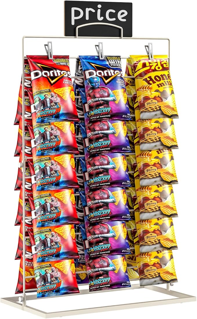 Amazon.com: TJ.MOREE Chip Rack Display Stand, Chip Bag Holder for Party ...