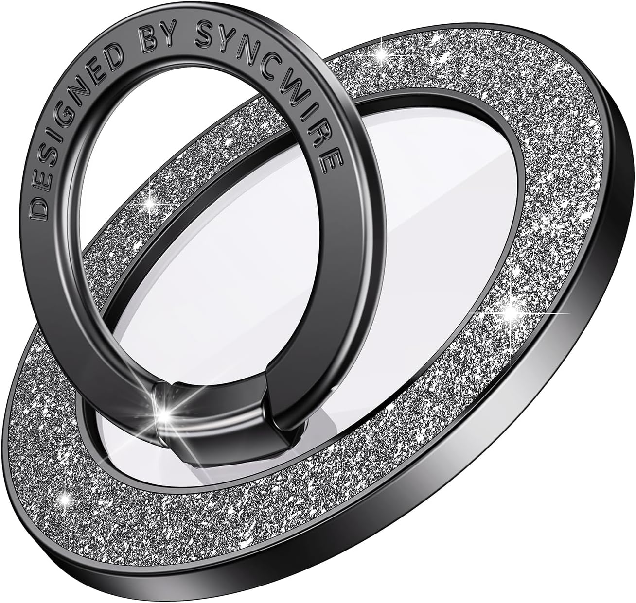 Lamicall Handy Ring Halterung für MagSafe - Glitzer Fingerhalter mit ...