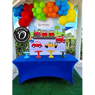 ABLIN Transportation Theme Happy Birthday Backdrop - Bday India | Ubuy
