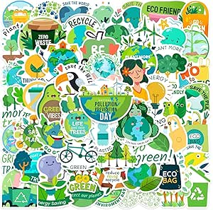 Environmental Protection Stickers 50PCS for Adults Teens,Save The Earth ...
