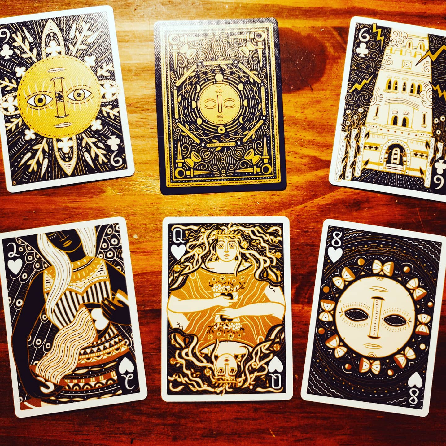 Illuminated Playing Card Set: Two Decks with Game Rules (The ...