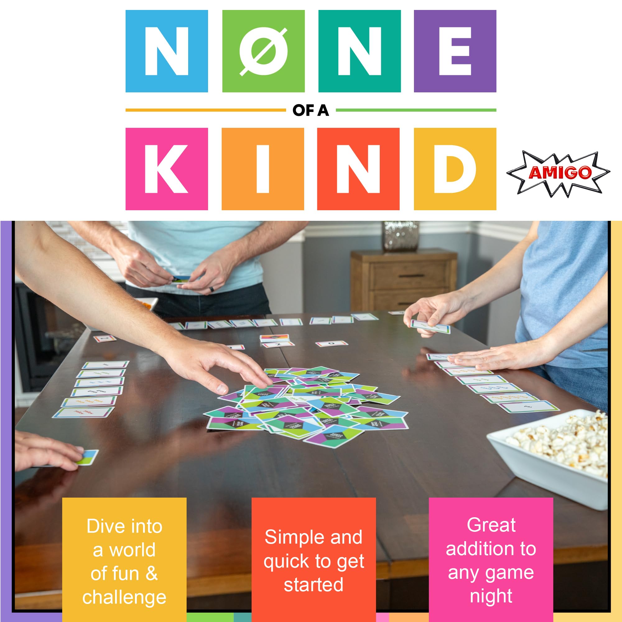 Snapklik.com : Amigo Games None Of A Kind Brainteaser Card Game A New ...