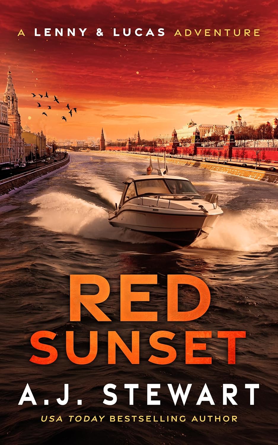 Red Sunset (A Lenny and Lucas Action Adventure Book 4) eBook : Stewart ...