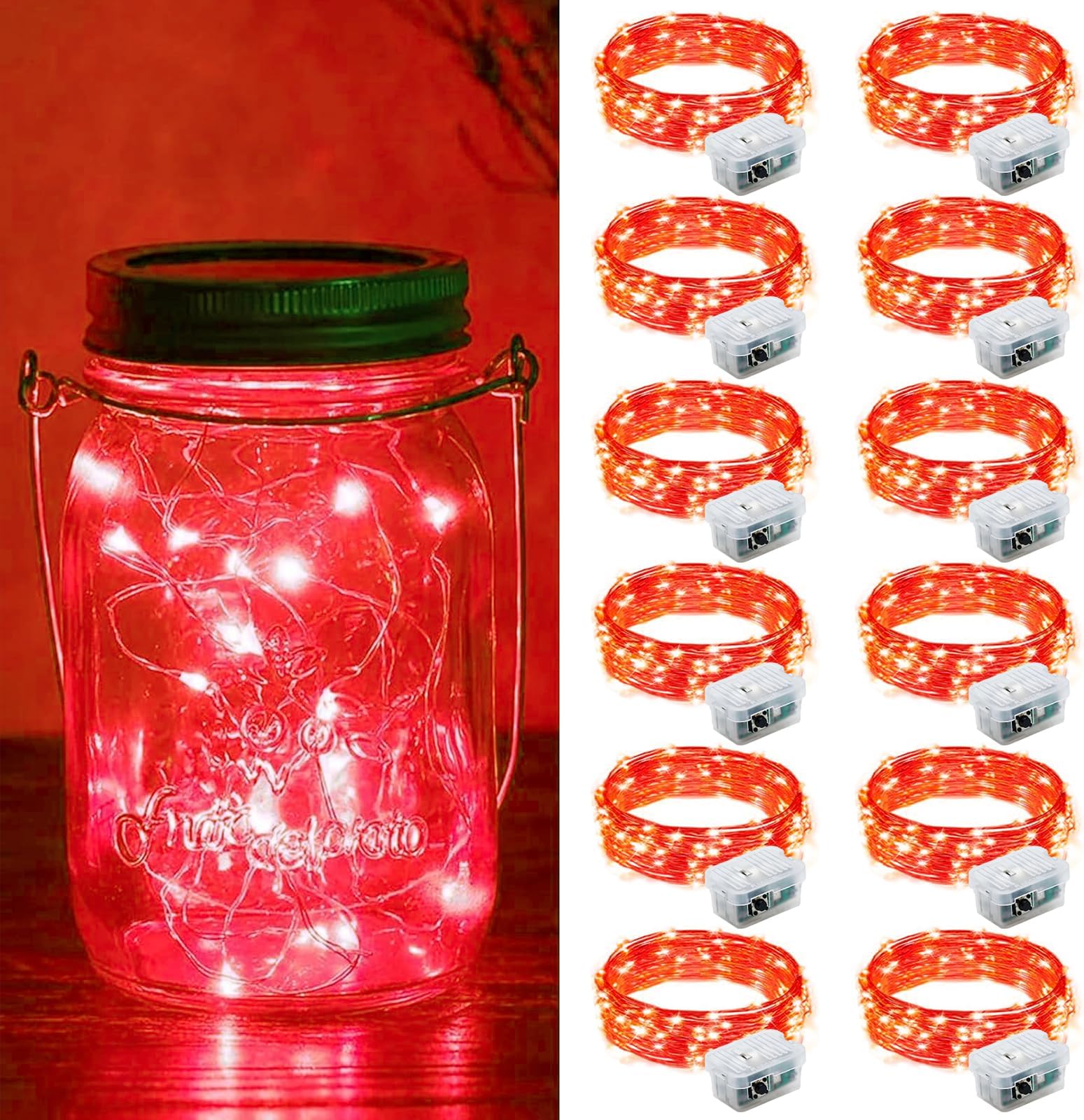 Amazon.com: YunDing Battery Operated String Lights, Led String Lights ...