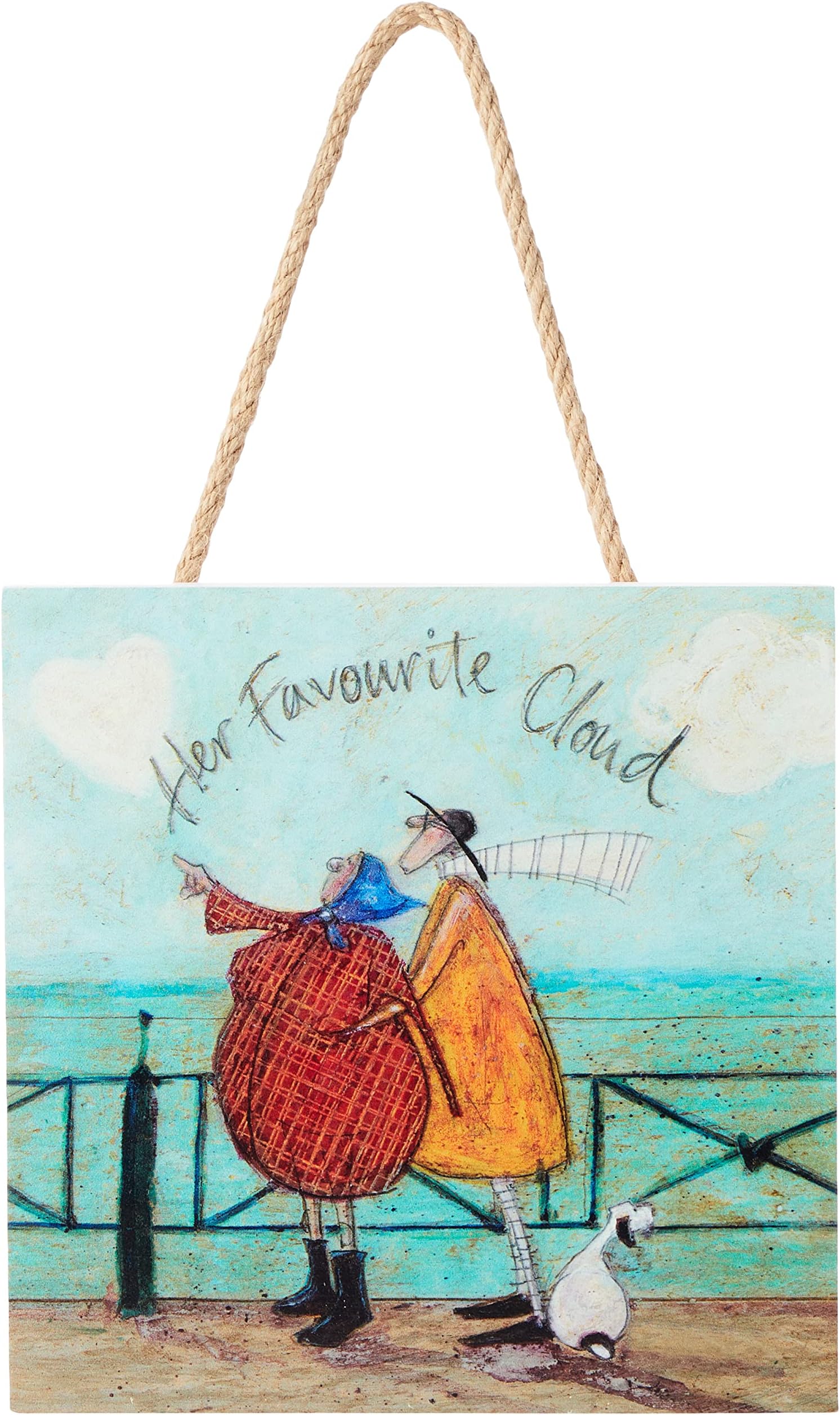 Sam Toft (Sometimes we Just Sit and Think 30 x 30cm Canvas for Living ...