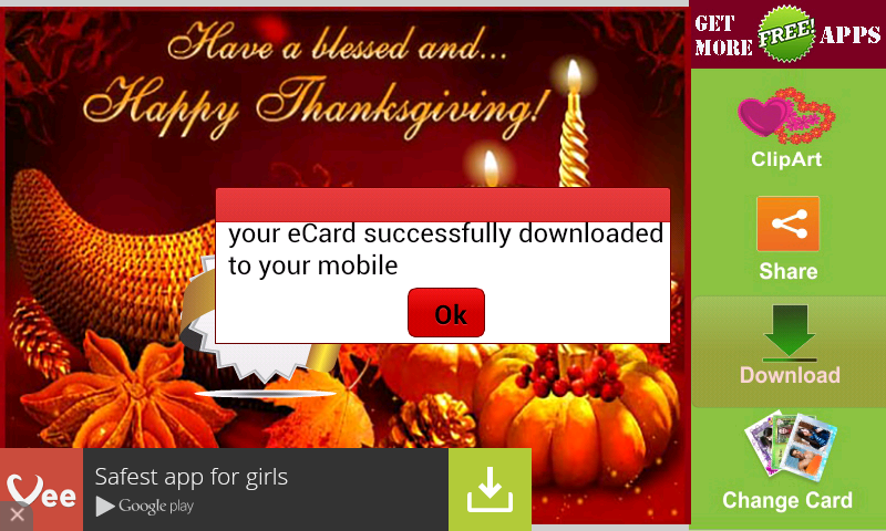Free ThanksGiving Day eCards & Greetings:Amazon.com:Appstore for Android