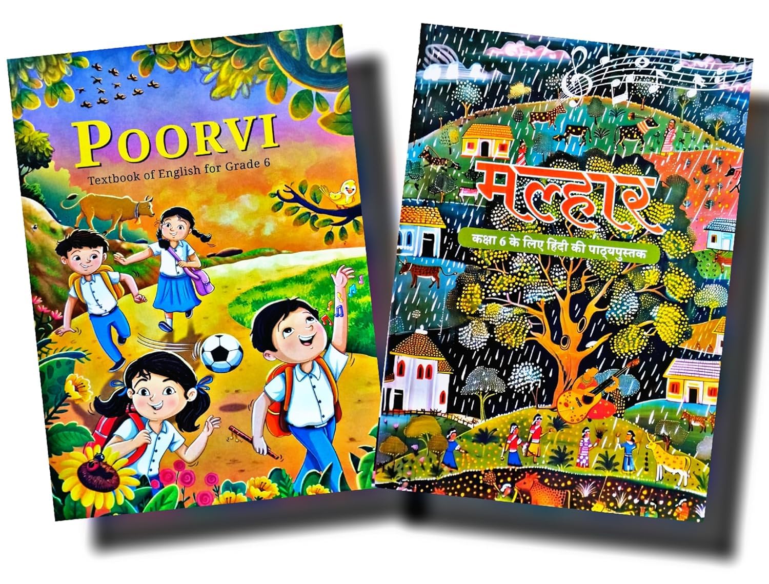 Ncert Class 6 English Textbook Poorvi And Hindi Textbook Malhar ...