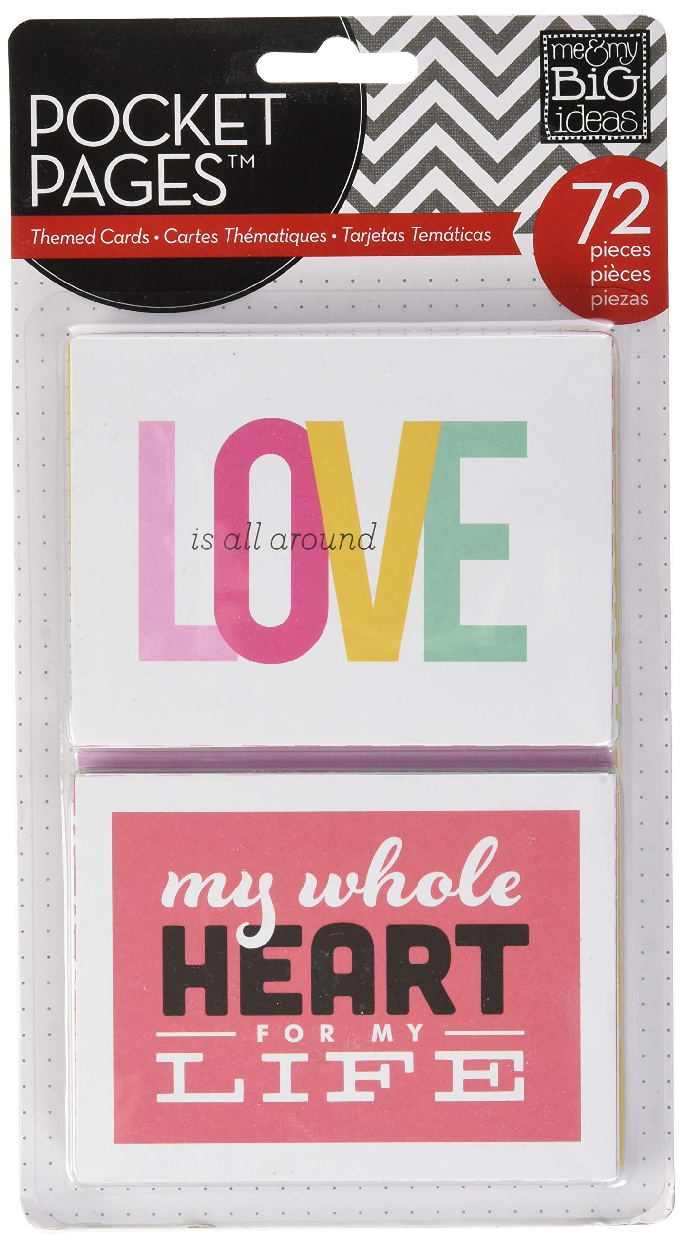 Amazon.com: me & my BIG ideas Pocket Pages Journaling Cards, Love ...
