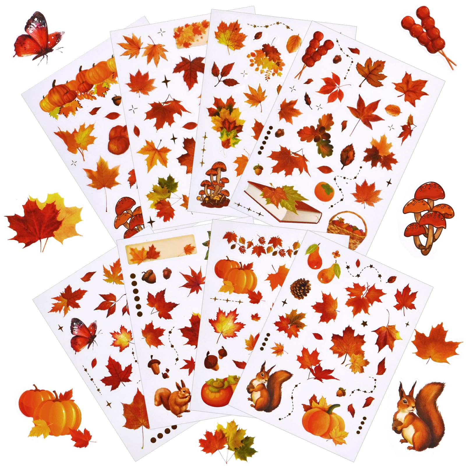 Snapklik.com : Plant Leaf Stickers, Scrapbook Stickers For Adults ...