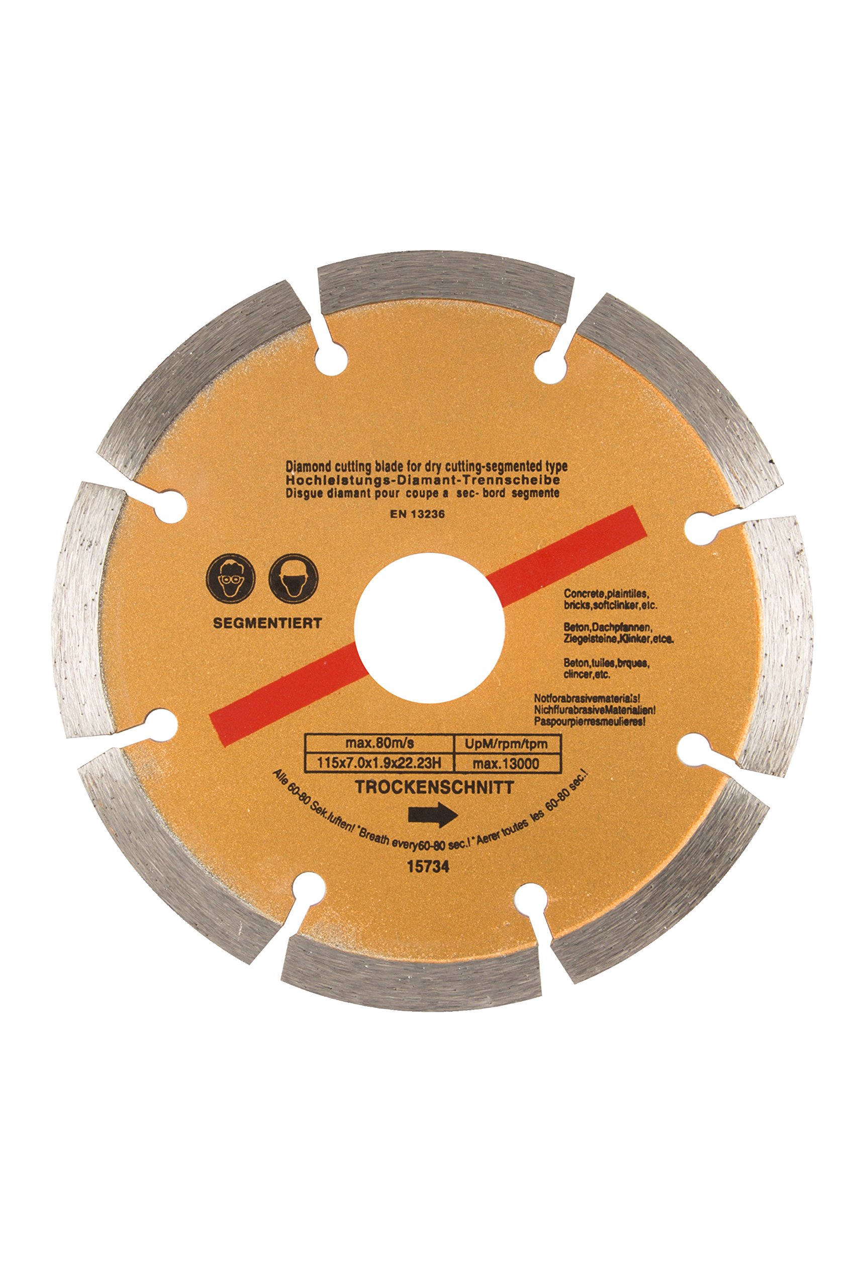 Blue Spot 4 1/2 inch Diamond Cutting Disc : Amazon.co.uk: DIY & Tools