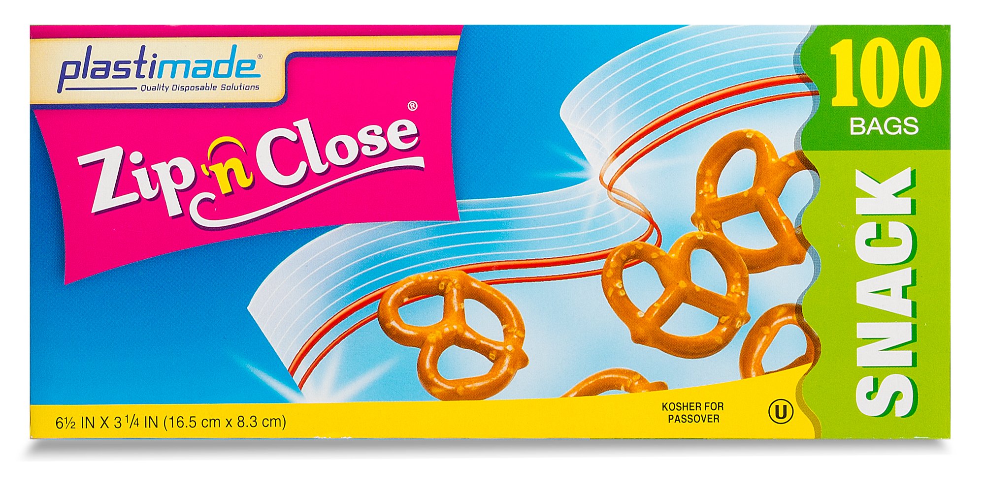 Snapklik.com : Plastimade ZipnClose Disposable Plastic Resealable Snack ...