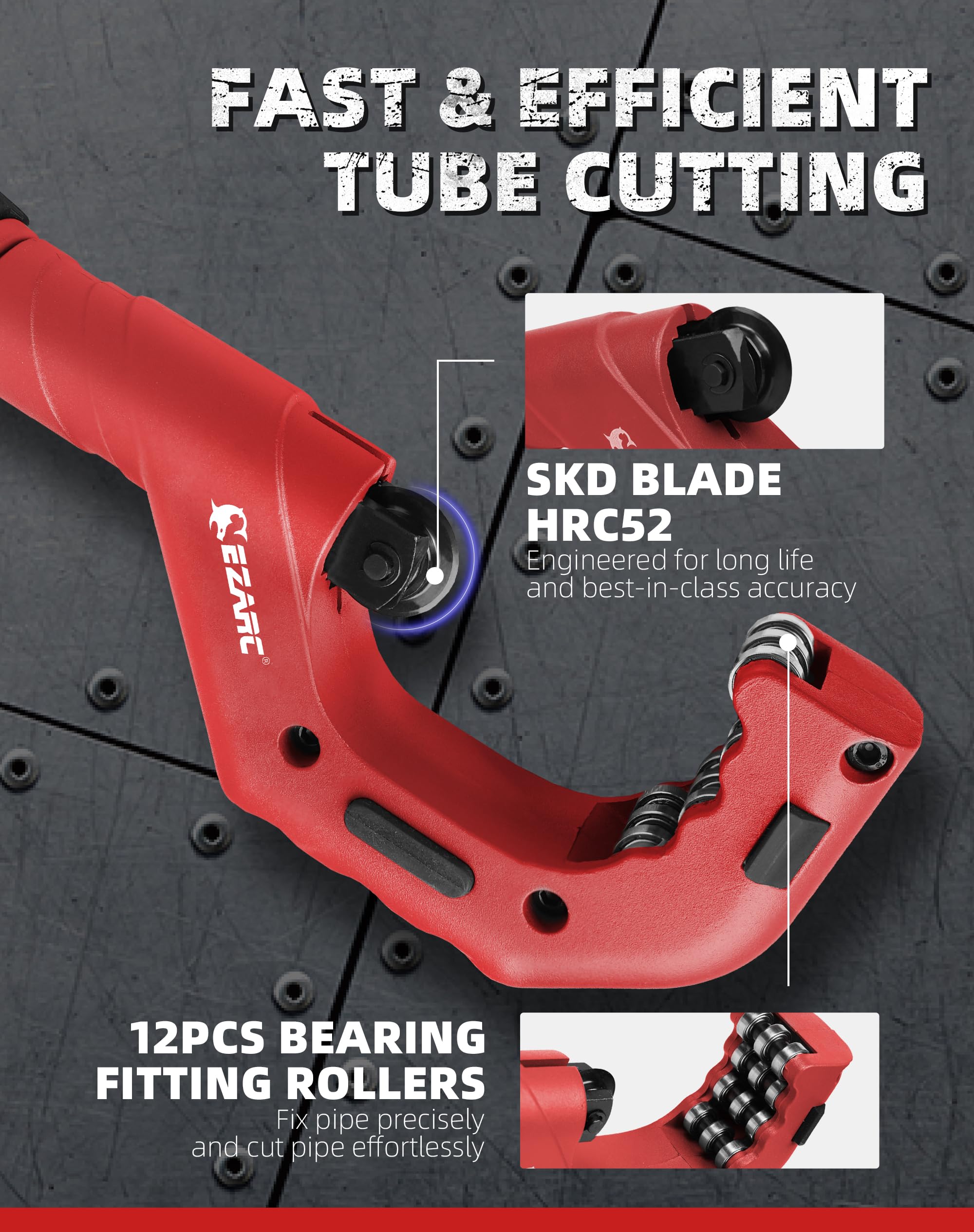 Snapklik.com : Copper Pipe Cutter 1/4" To 2-3/4" OD, Mini Tube Cutter 1 ...