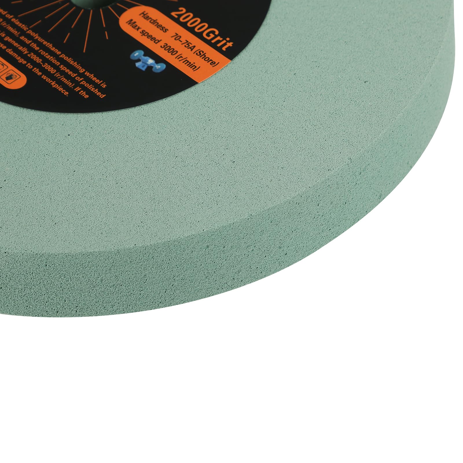 Snapklik.com : Elastic Polyurethane Buffing Wheel 8 Inches 2000 Grit ...