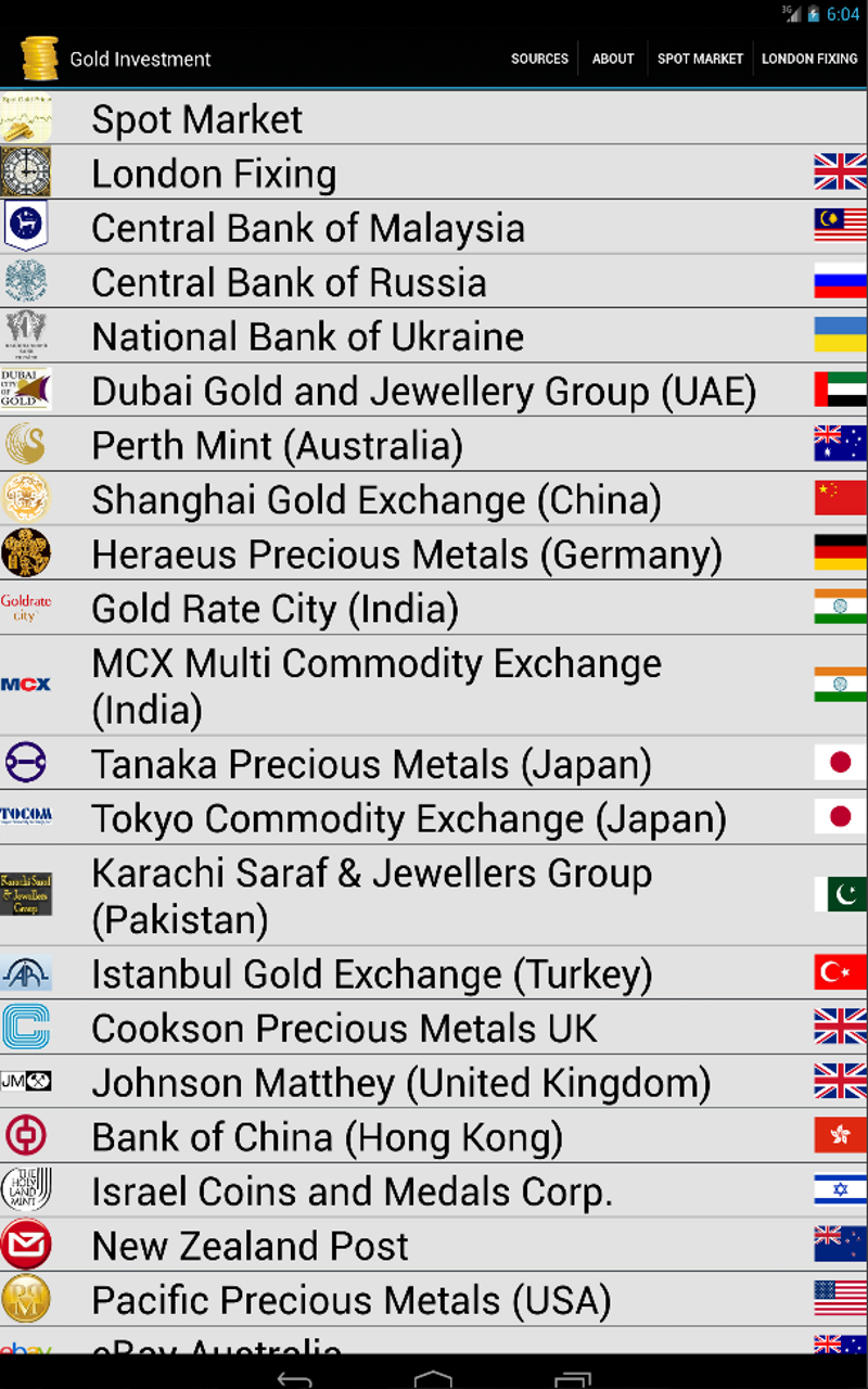 Gold Investment - App on Amazon Appstore