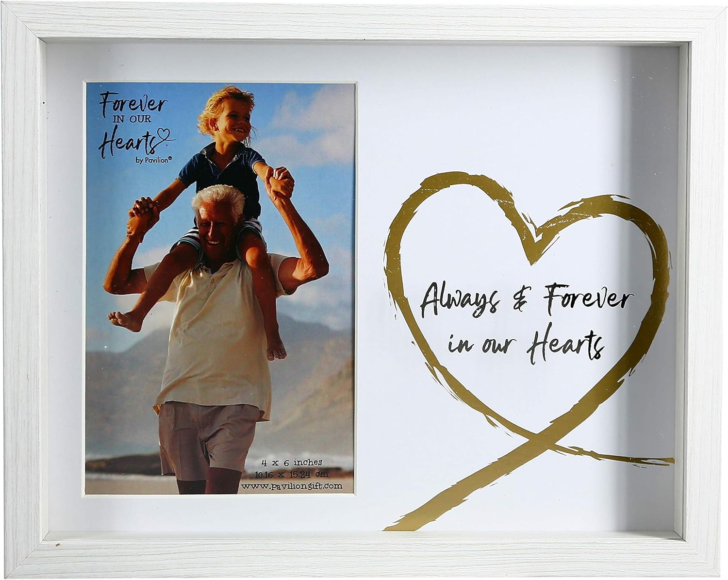 Amazon.com - Pavilion - Always & Forever in Our Hearts - 7.5x9.5 Inch ...
