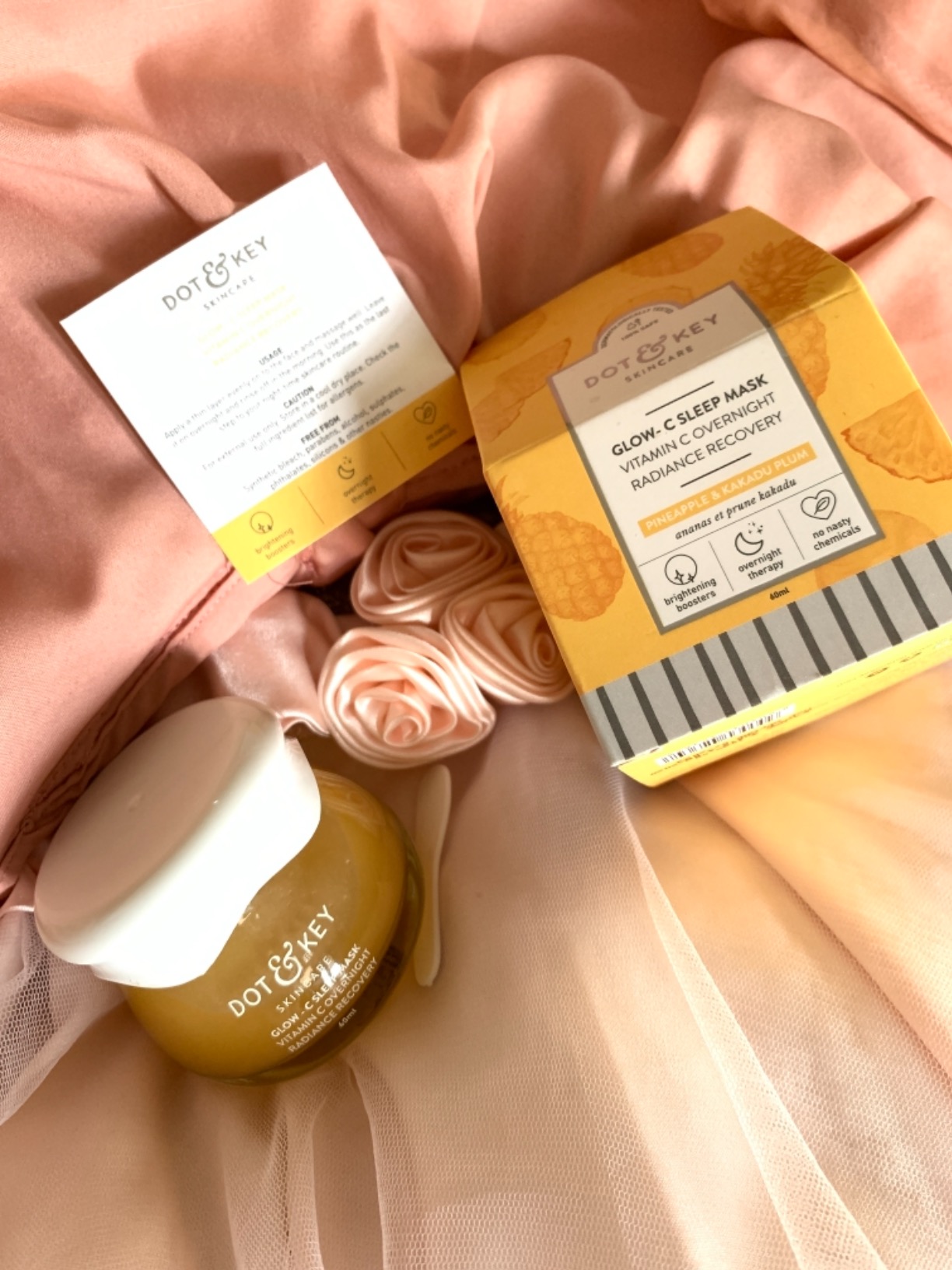 Buy Dot & Key Glow - C Sleep Mask, Vitamin C Overnight Radiance | Face ...