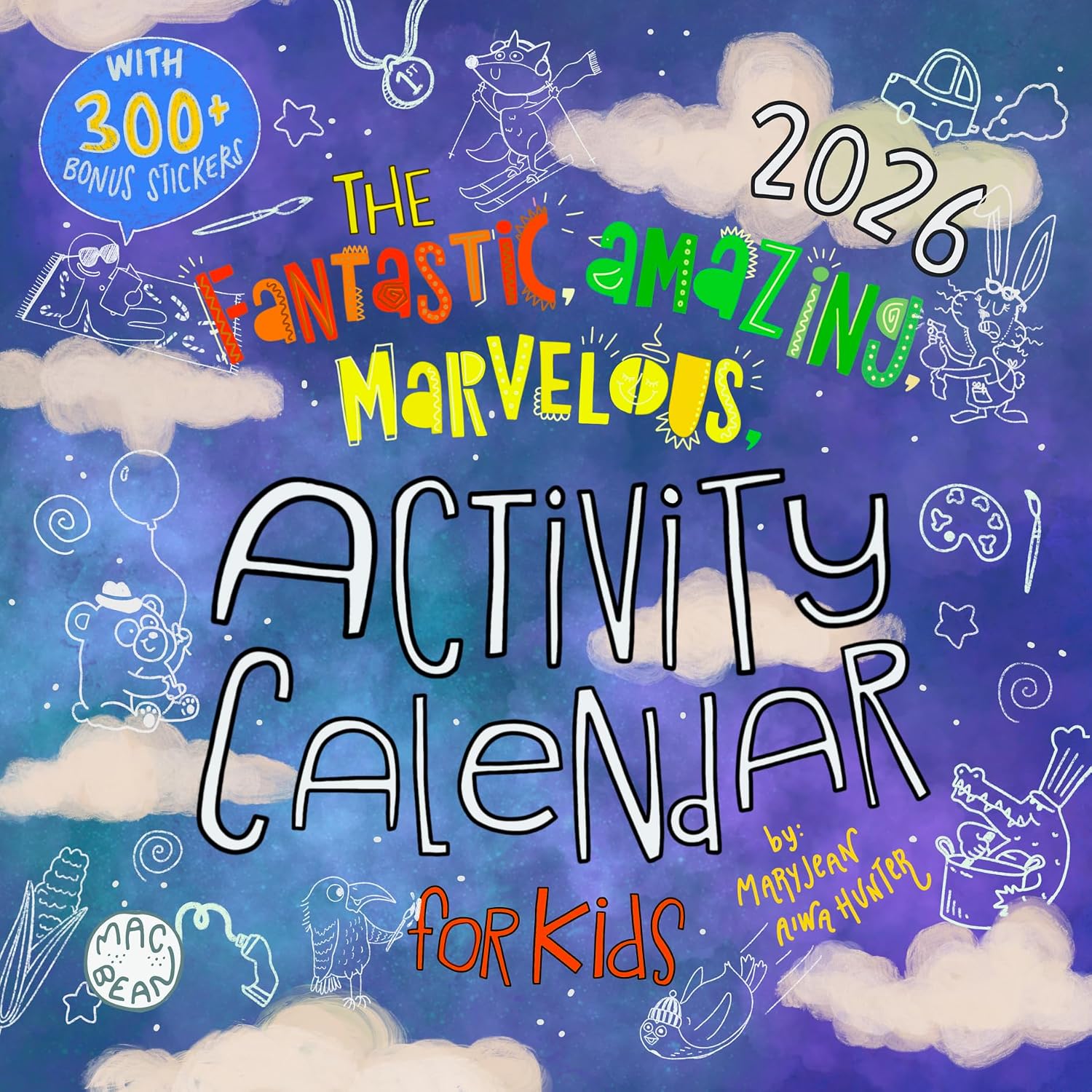 2026 12x12 Wall Calendar The Fantastic, Amazing, Marvelous Activity ...