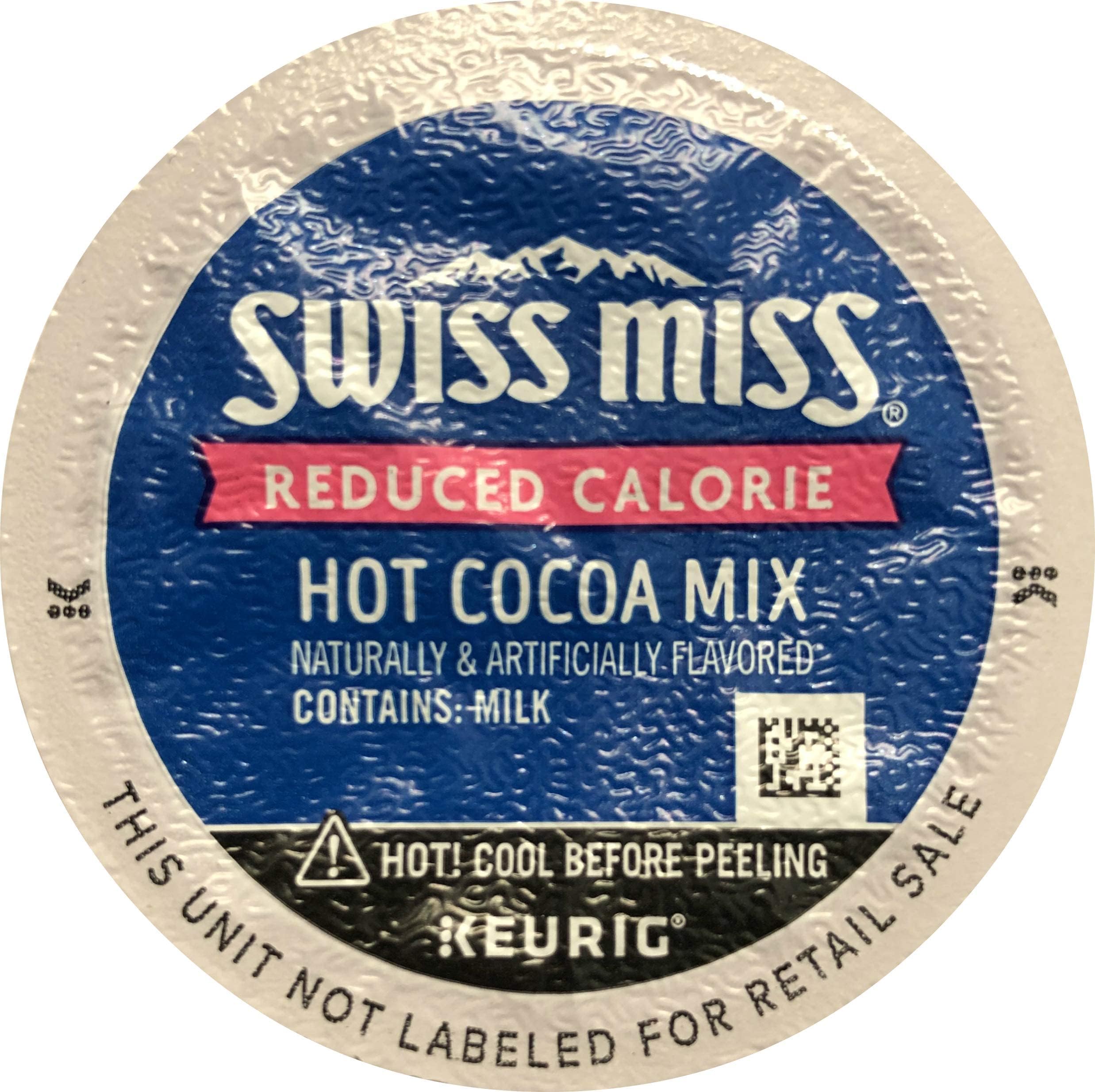 Amazon.com : Swiss Miss Reduced Calorie Hot Cocoa K-Cup Pods for Keurig ...