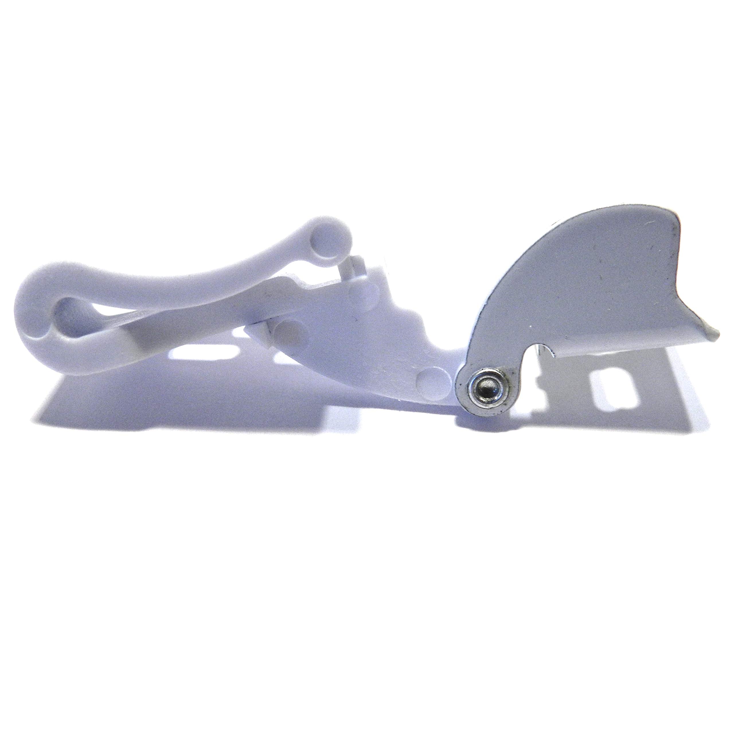 Amerock CM2604W Marathon Self-Closing Inset Knife Hinge, White, 3/8 ...