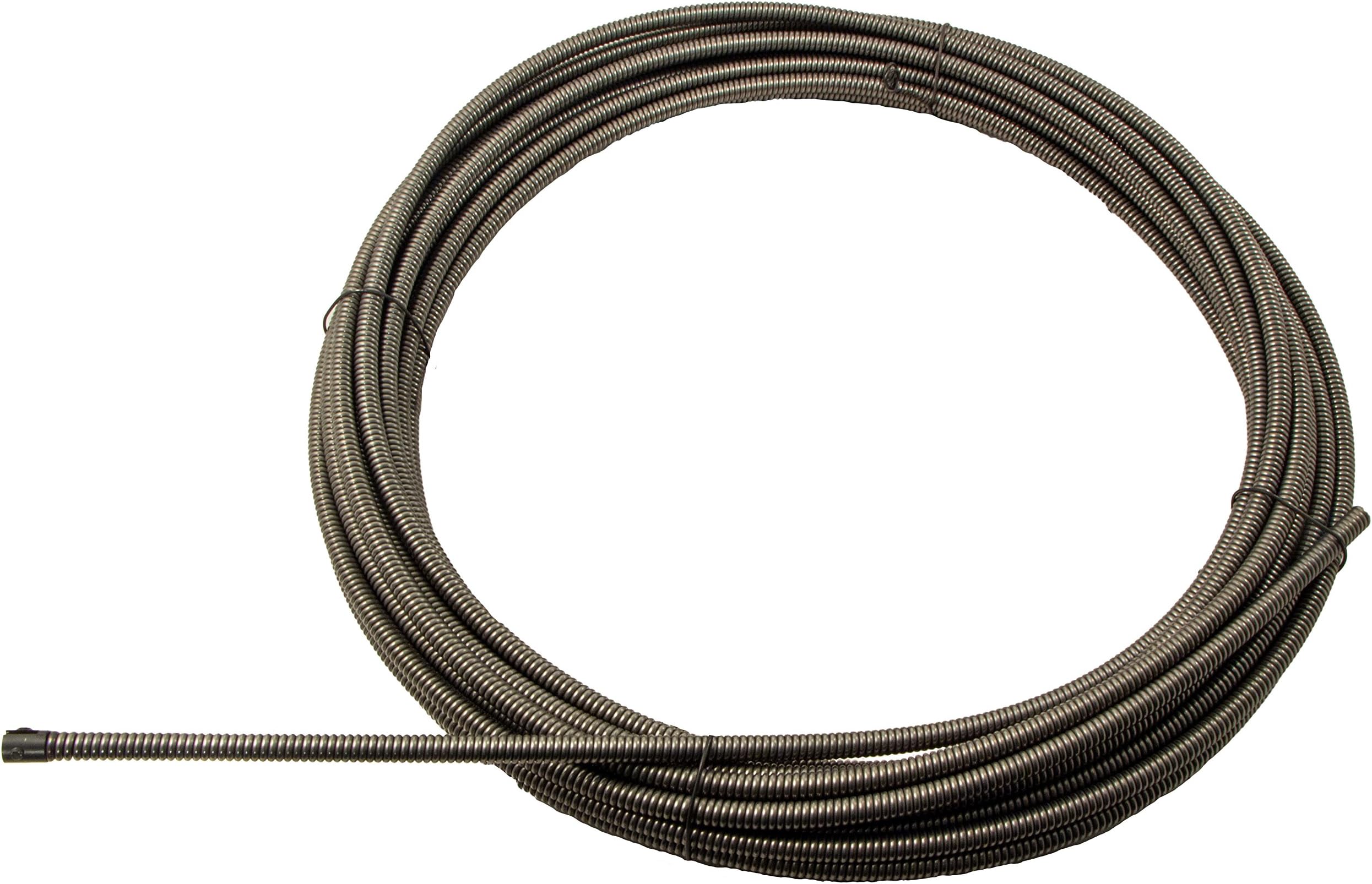 DCD 51100SLT Drain Cleaning Cable, 1/2" x 100' with Inner Core and ...