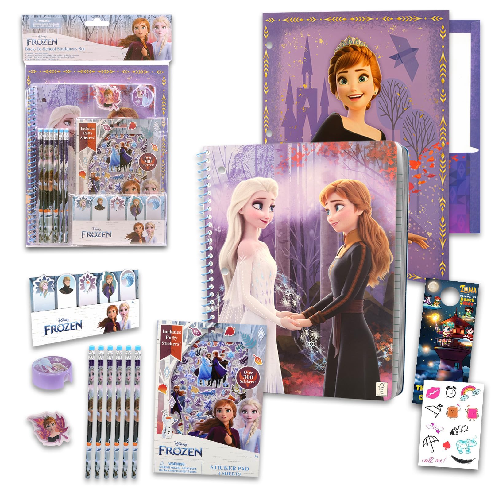 Amazon.com: Disney Frozen School Stationery Set - Includes a Portfolio ...