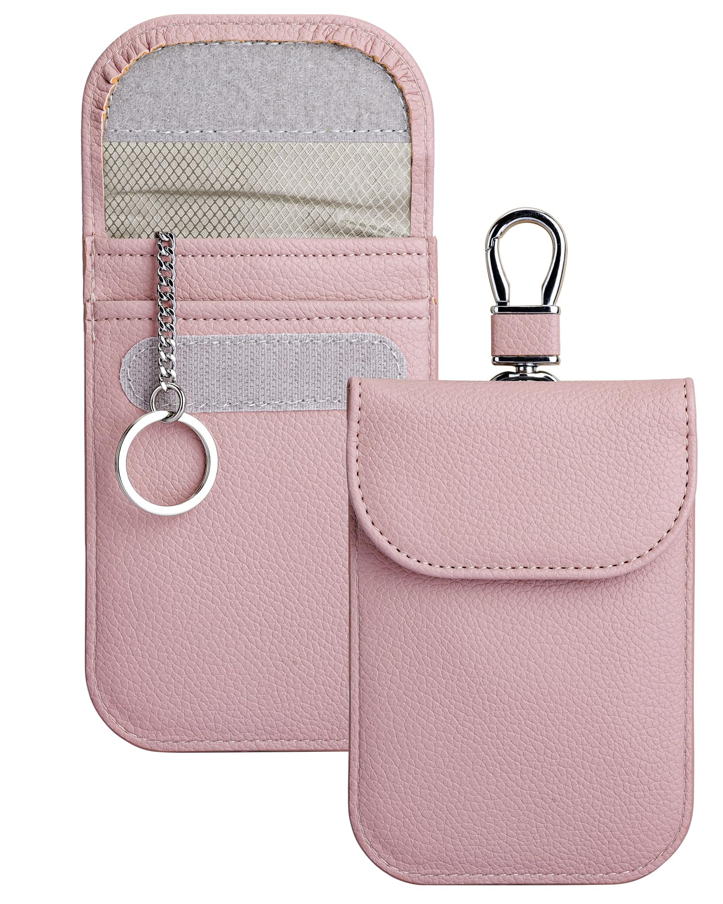 Teskyer 2 Pack Faraday Pouch for Car Keys, Keyless Car Key Signal ...