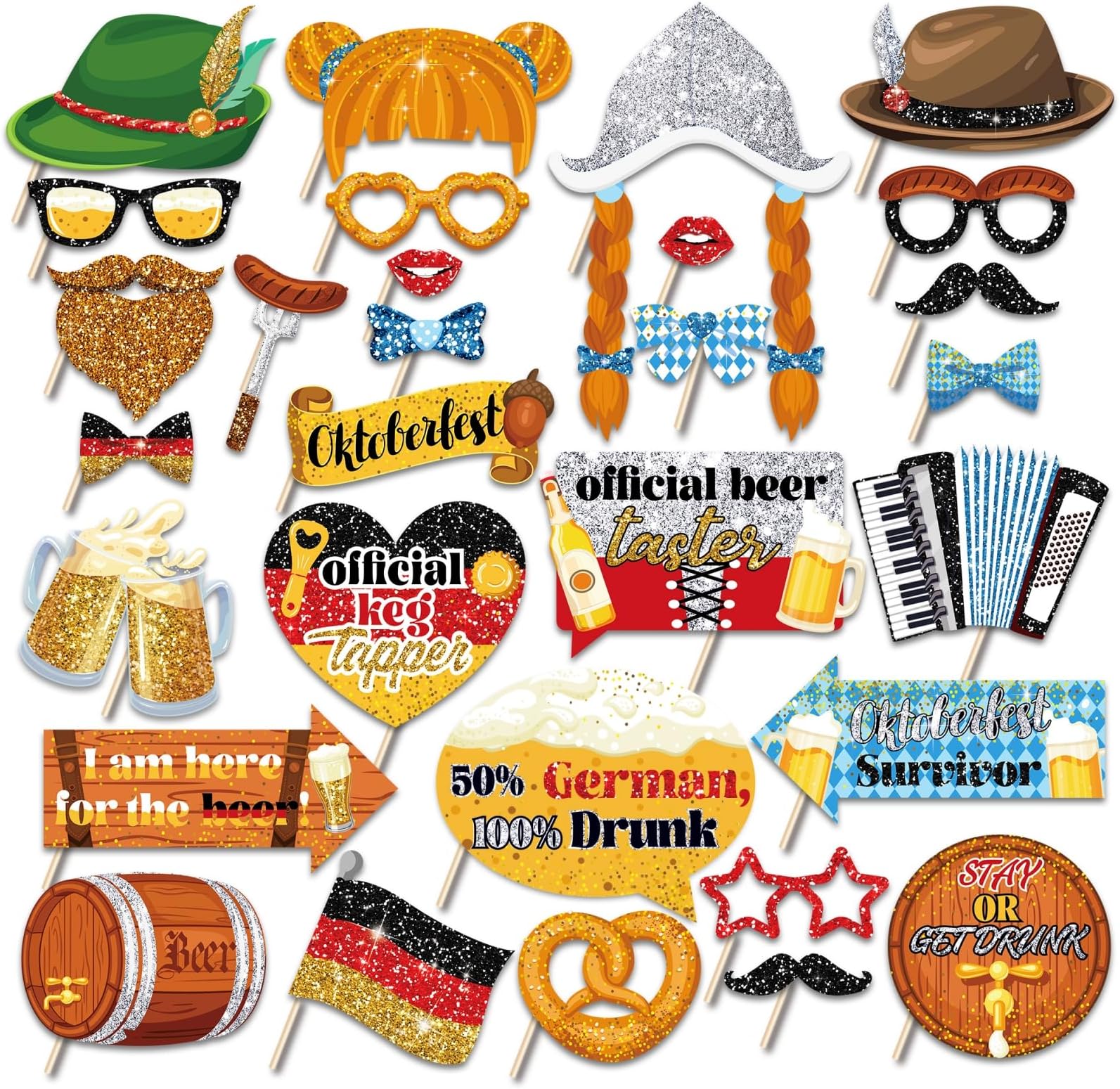 Amazon.com: Movie Party Photo Booth Props Kit - Movie Night Party ...