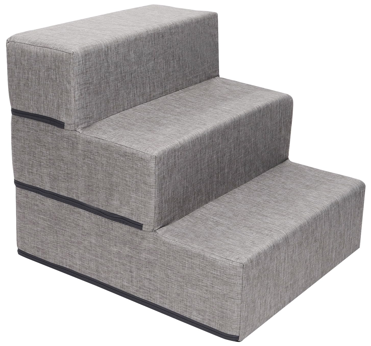 Snapklik.com : Elevon 3-Tier Pet Foam Stairs For Tall Beds And Couches