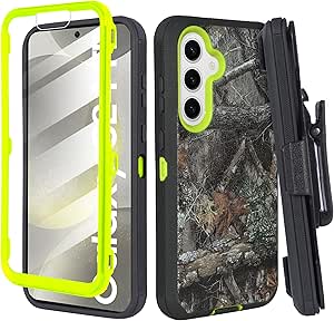 Amazon.com: Thousandgear Compatible for Samsung Galaxy S25 2025, Built in Screen Protector, Belt ...