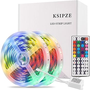 Ksipze Led Strip Lights 20m RGB Color-Changing SMD 5050 Led Lights with ...