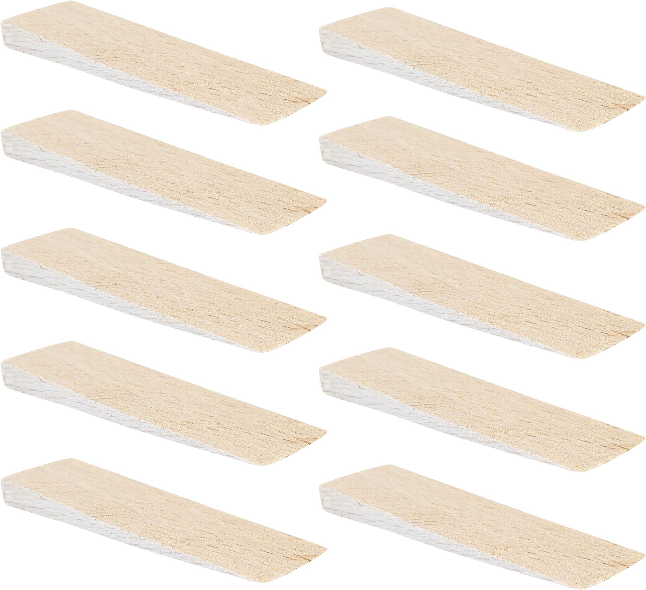 haggiy Zeppe di legno duro - cunei in legno di faggio naturale (LxPxA ...