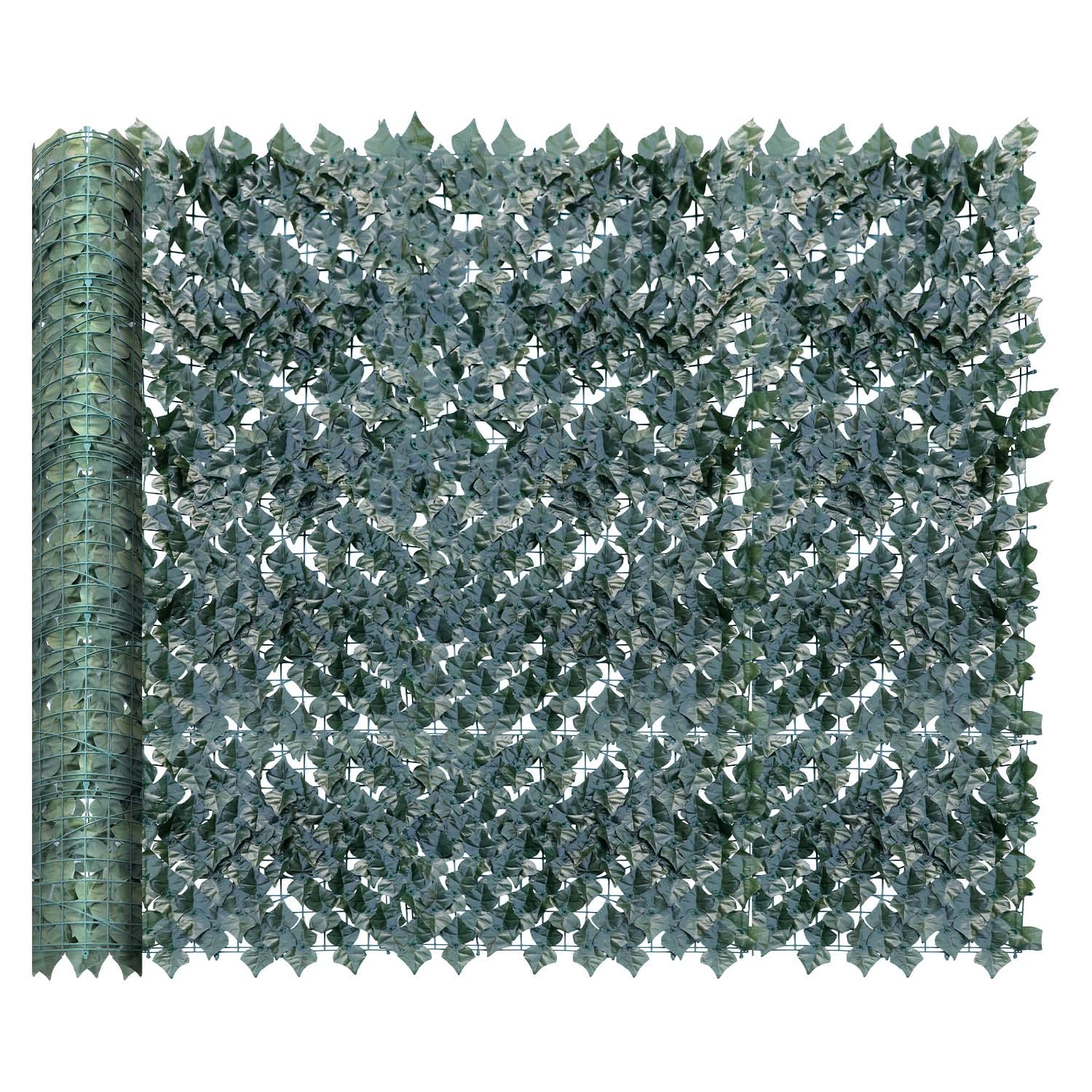 TANG Sunshades Depot 4'x14' FT Artificial Faux Dark Deeper Ivy Privacy ...