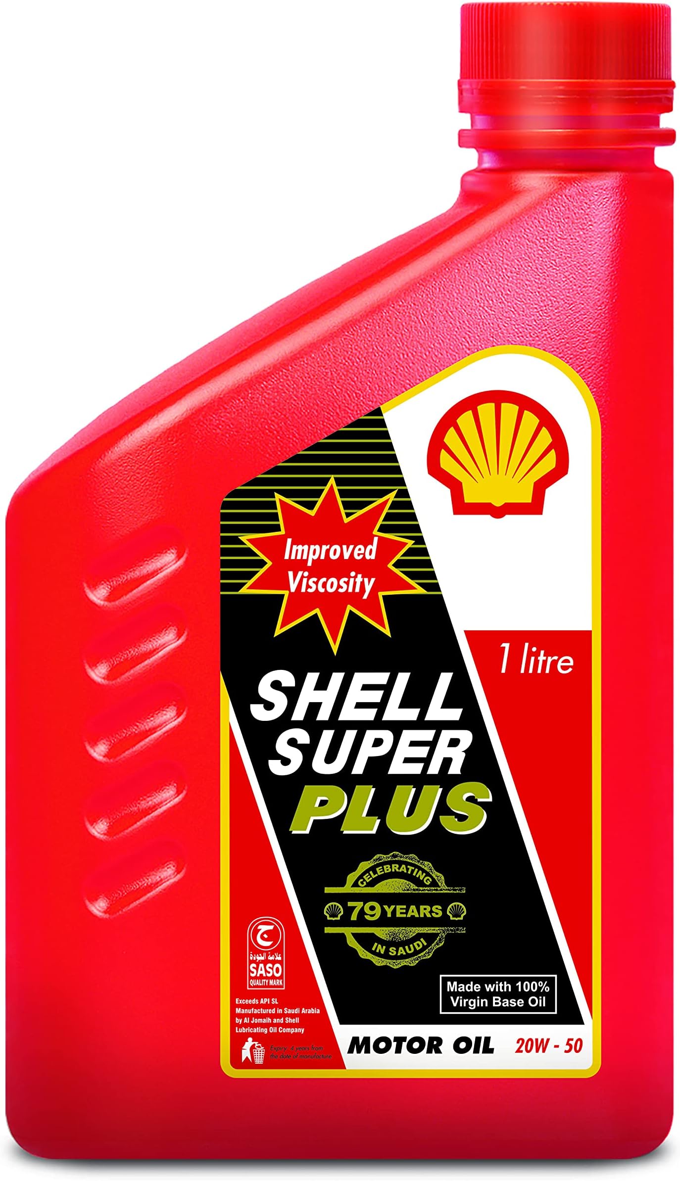 Shell Super Plus 20W-50 SL (1 Liter) : Buy Online at Best Price in KSA ...