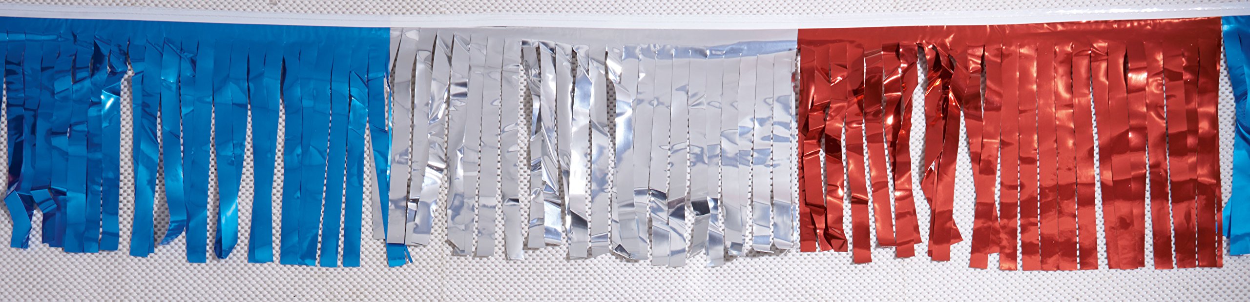 Blue Metallic Fringe Pennanta