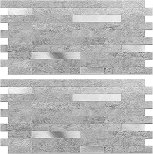 Amazon.com: Peel and Stick Backsplash Tile - Waterproof, Removable PVC ...