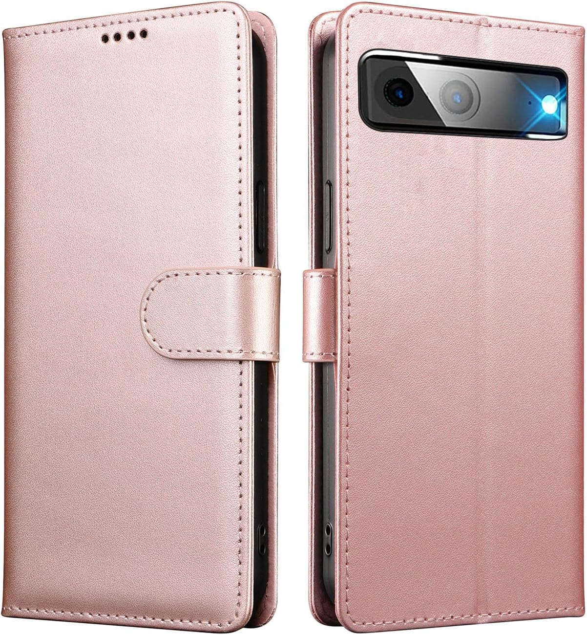 iWEOCO for Google Pixel 8 Case Wallet Genuine Leather Flip with Anti ...