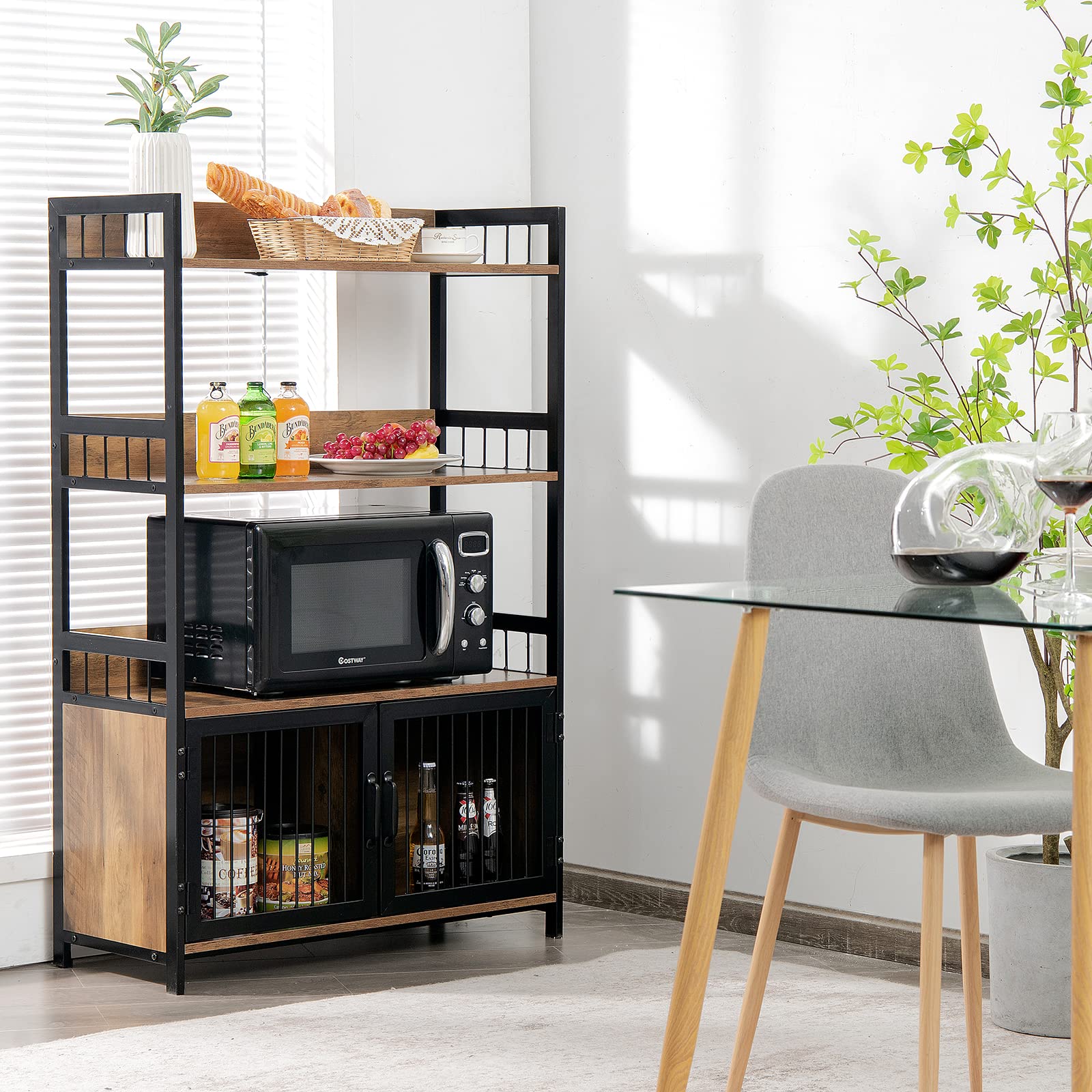 Snapklik.com : Giantex Microwave Stand