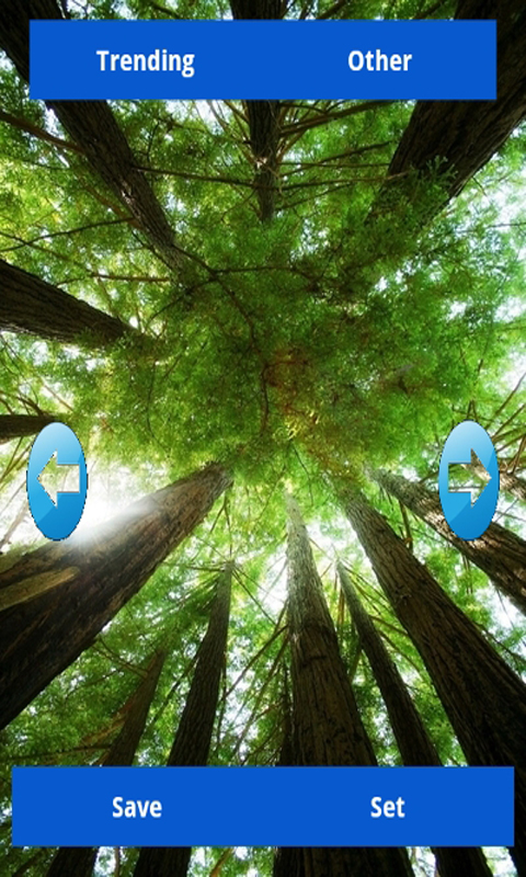 Aplicación Tree Wallpapers en Amazon Appstore