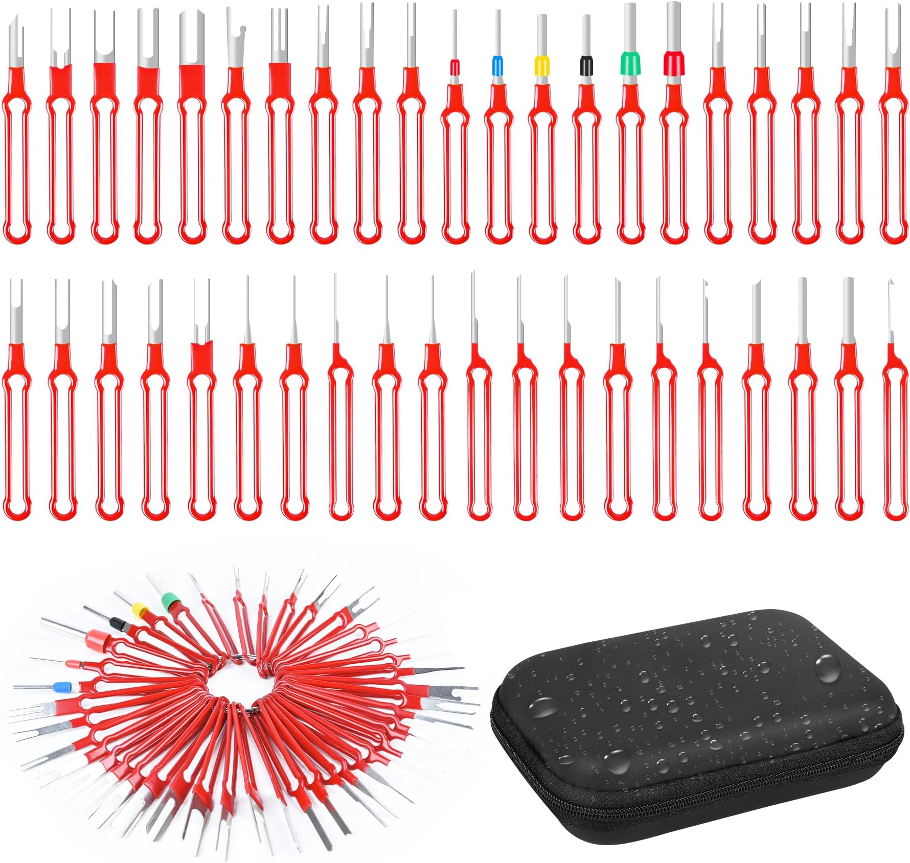Amazon.com: Terminal Removal Tool Kit 41 Pcs Depinning Tool Electrical ...
