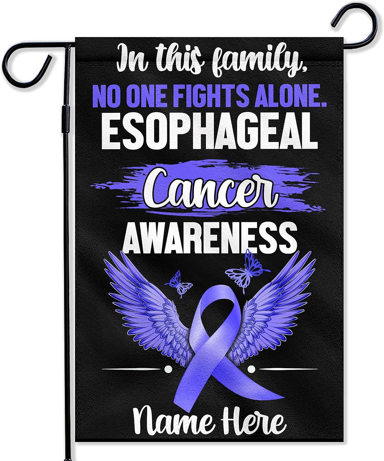 Amazon.com : Esophageal Cancer Garden Flag Personalized Support ...