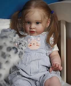 Amazon.com: RXDOLL Realistic Reborn Toddler Girl Doll 26 Inch Big Size ...
