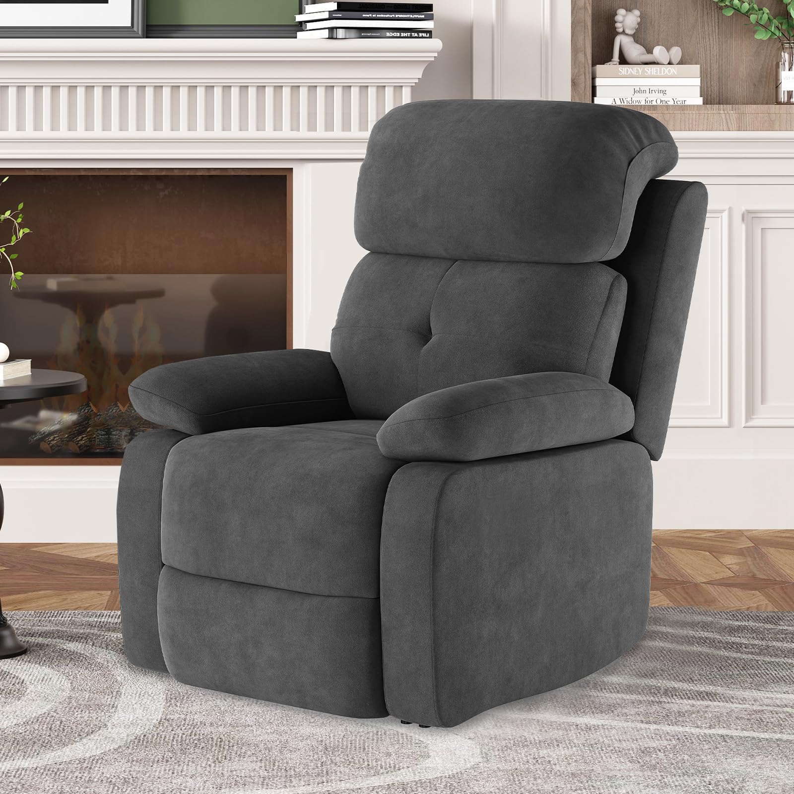 Amazon.com: Small Manual Recliner Chairs for Adults Women for Living ...