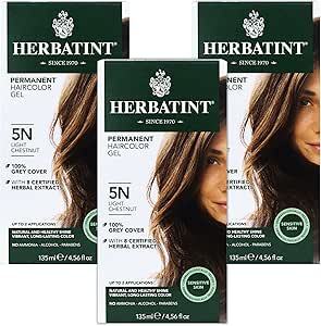 Herbatint | 5N Light Chestnut | 3 X 150Ml : Amazon.co.uk: Beauty