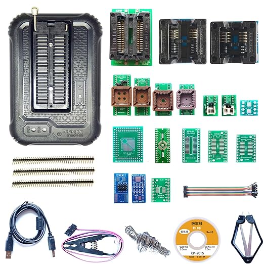 Xgecu T48 Programmer 19 Adapter t48 eprom Programmer Xgecu TL866II Plus Upgraded Reader Writer ...