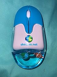 Amazon.com: Skeuoss Frutiger Aero Aqua Mouse - Clear Blue USB-C ...