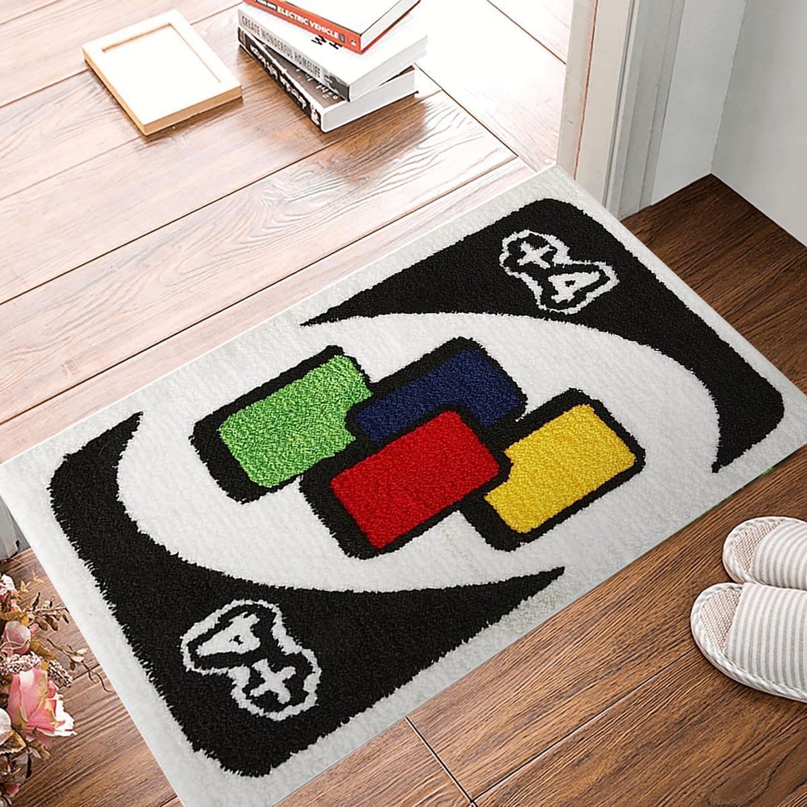 Amazon.com: Estmy Funky Aesthetic Cute Throw Rugs 3x5 Small Area Rugs ...