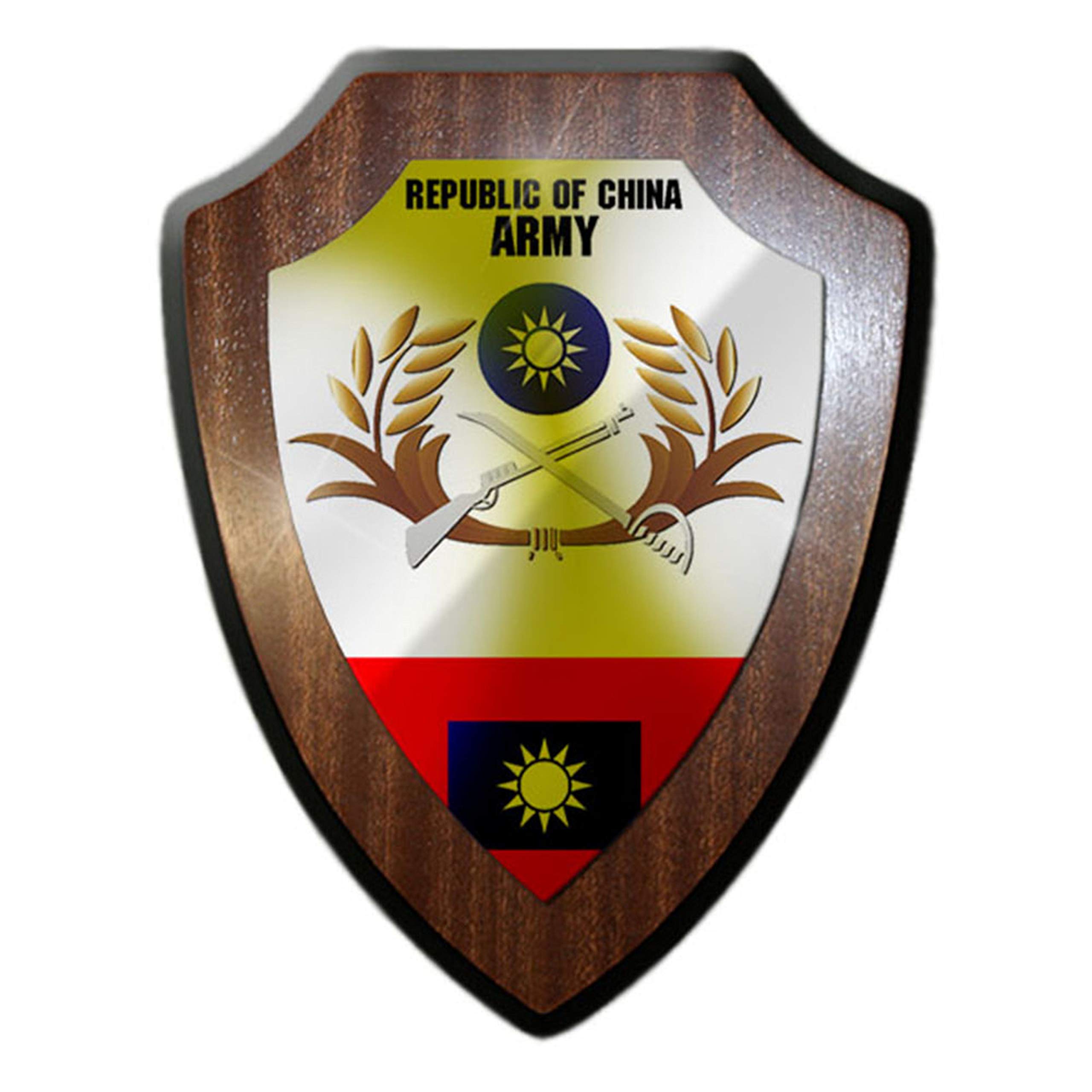 Republic Of Taiwan Army Flag Emblem Crest Coat Of Arms | Desertcart INDIA