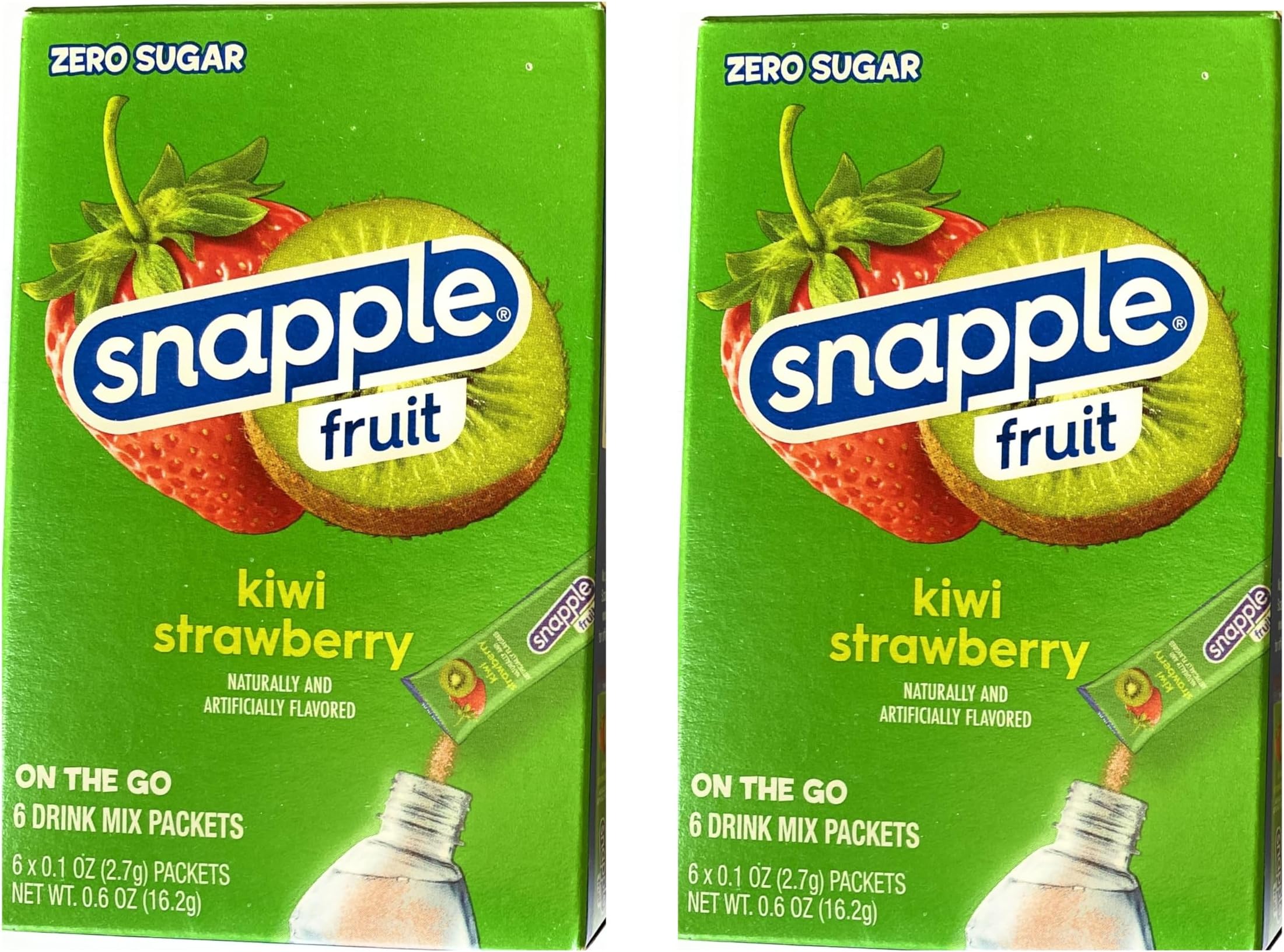 Amazon.com : Snapple On The Go Sugar Free Diet Peach Tea Powdered Drink ...